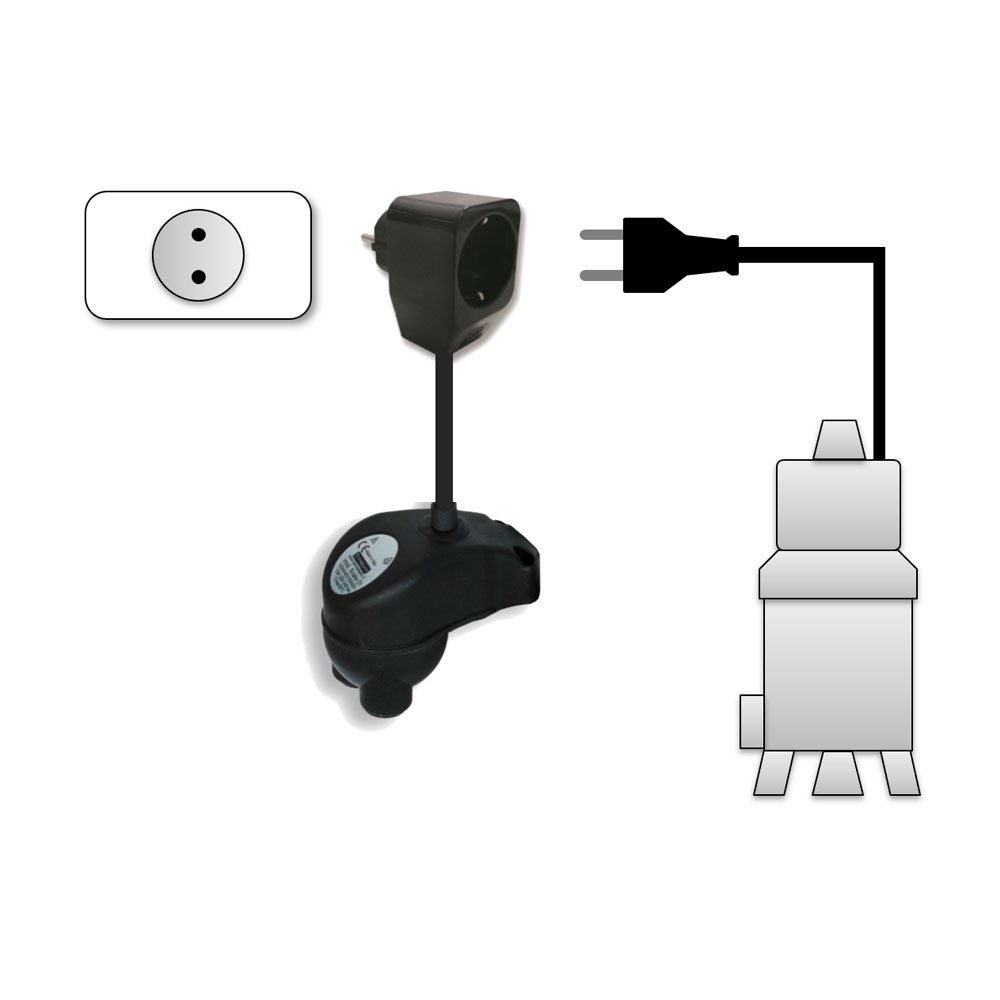 Schuko piggyback plug for MOUSE line float switches Tecnoplastic ...